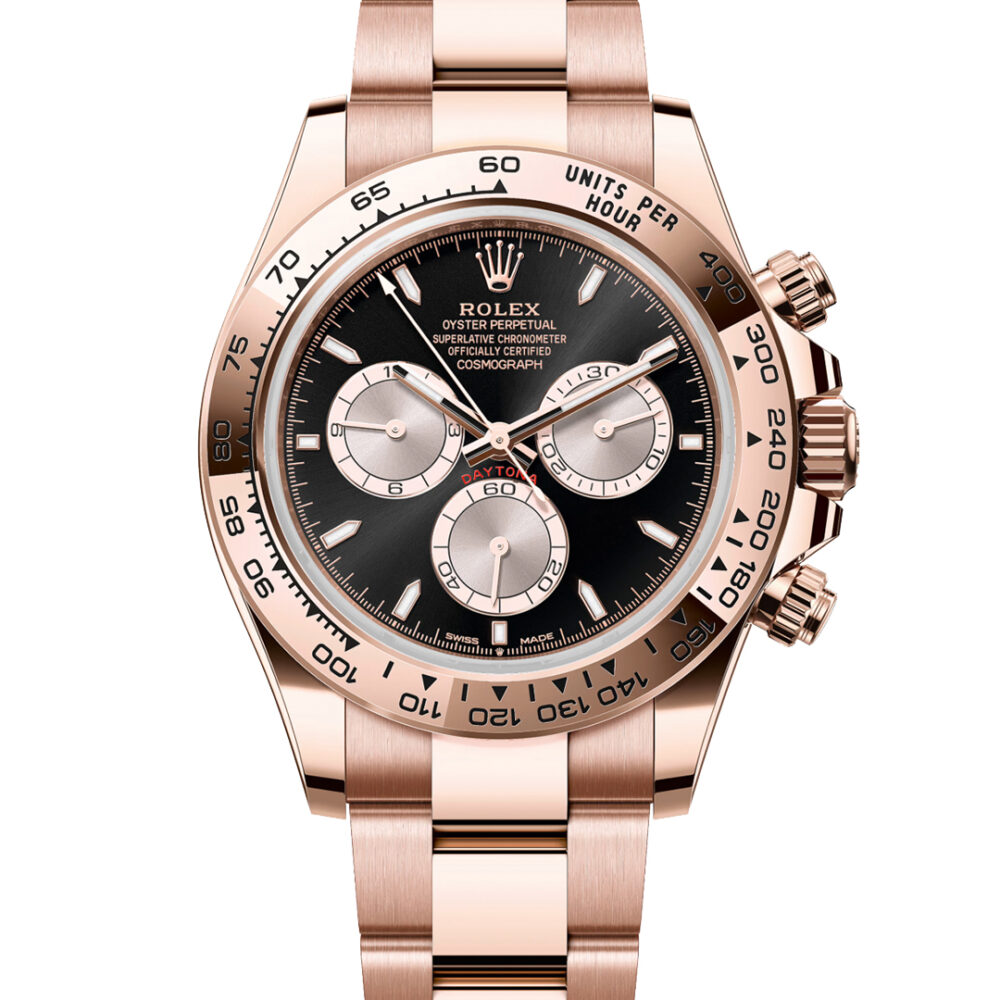 Rolex Daytona White And Black Mother-Of-Pearl Diamond Dial White Gold ...