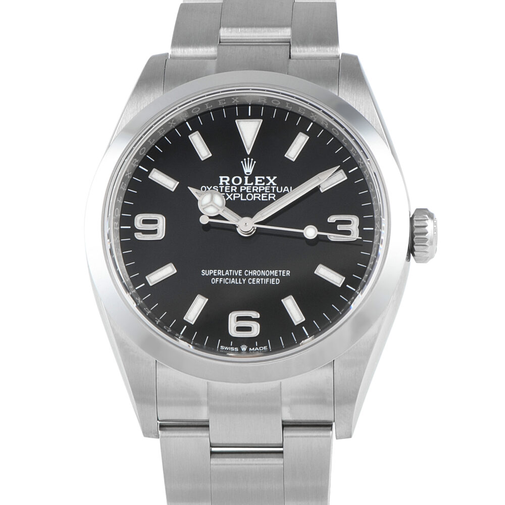 Rolex Explorer 36 Black Dial Watch 124270 - 36 mm - Black