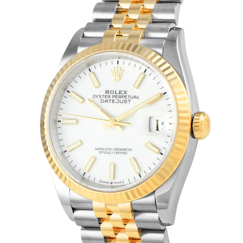 Rolex Datejust 36 White Dial Watch 126233 - 36 mm - White
