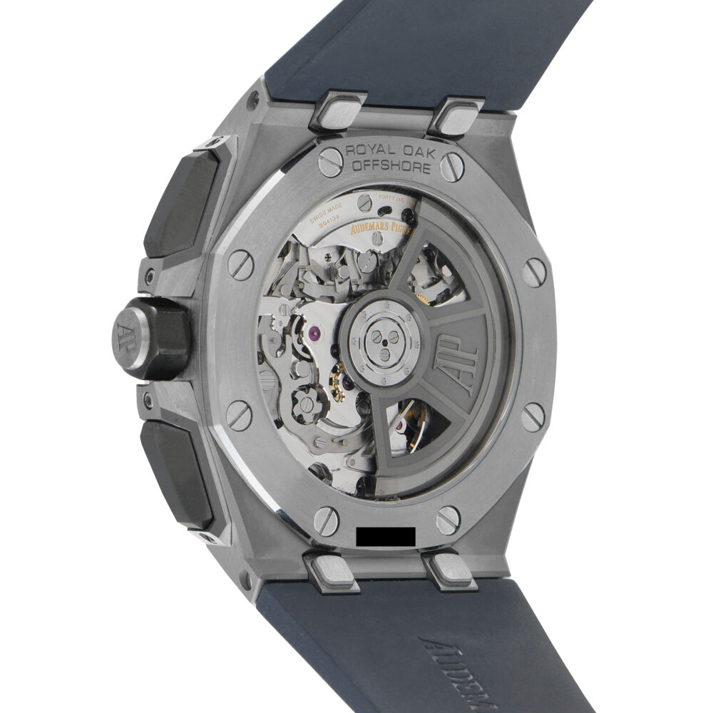 Audemars Piguet Royal Oak Offshore Blue Dial Titanium Watch 26420TI.OO ...