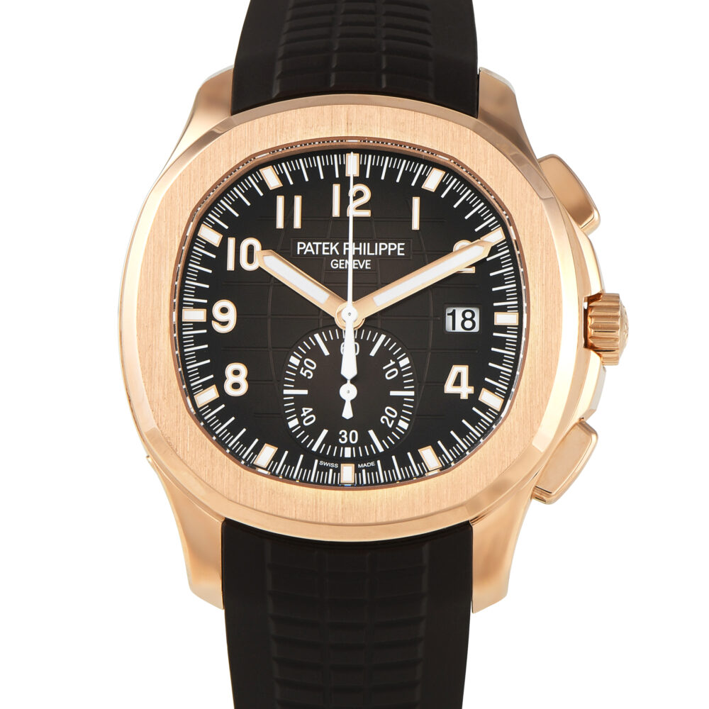 Patek Philippe Aquanaut Chronograph Rose Gold Watch 5968R-001 - 42.2mm ...