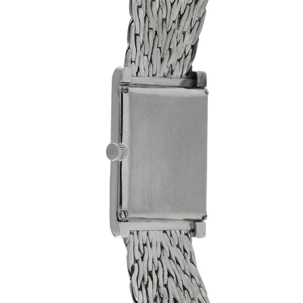 Piaget Blue Roman Dial 18K White Gold Watch - - 28mm x 23mm - Blue