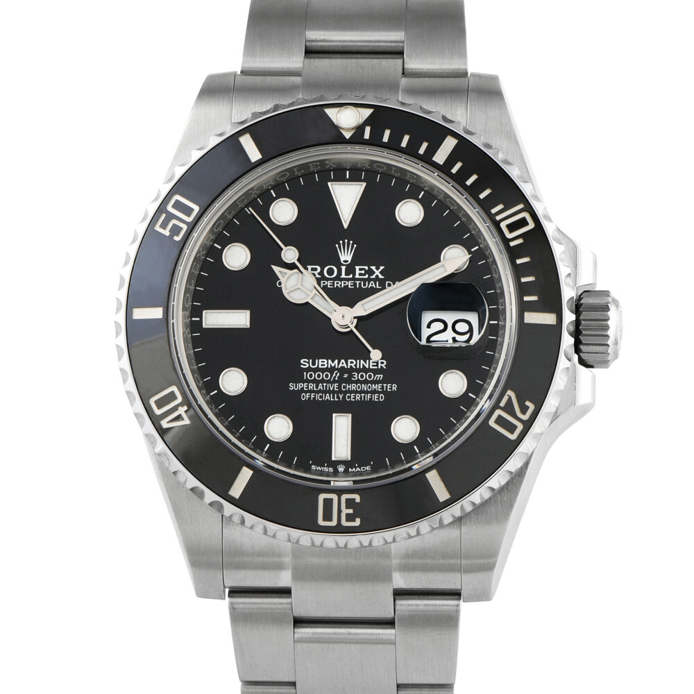 Rolex Submariner Date Steel Oyster Watch 126610LN - 41 mm - Black - 2021