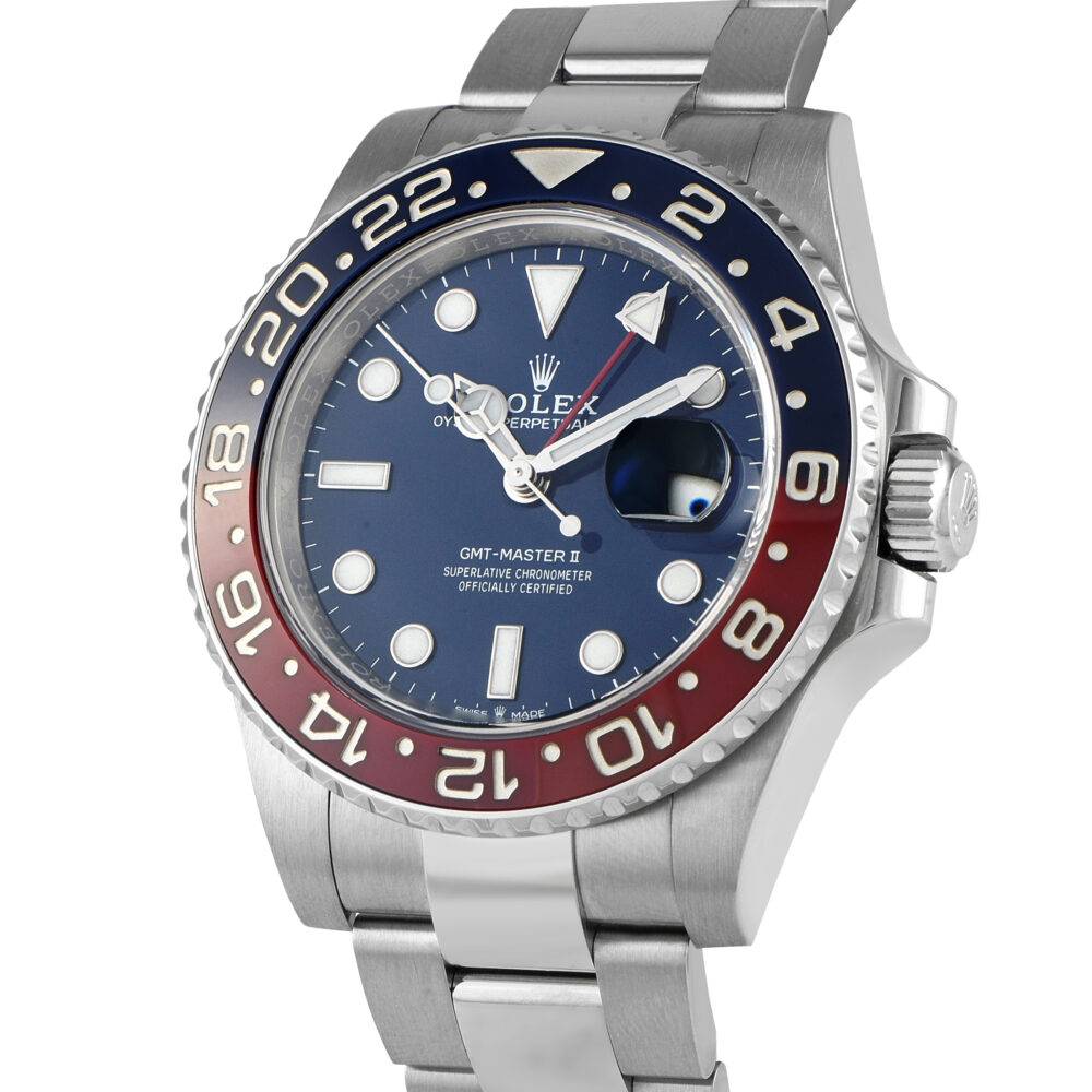 Rolex GMT-Master II Midnight Blue Dial White Gold Watch 126719BLRO - 40 ...