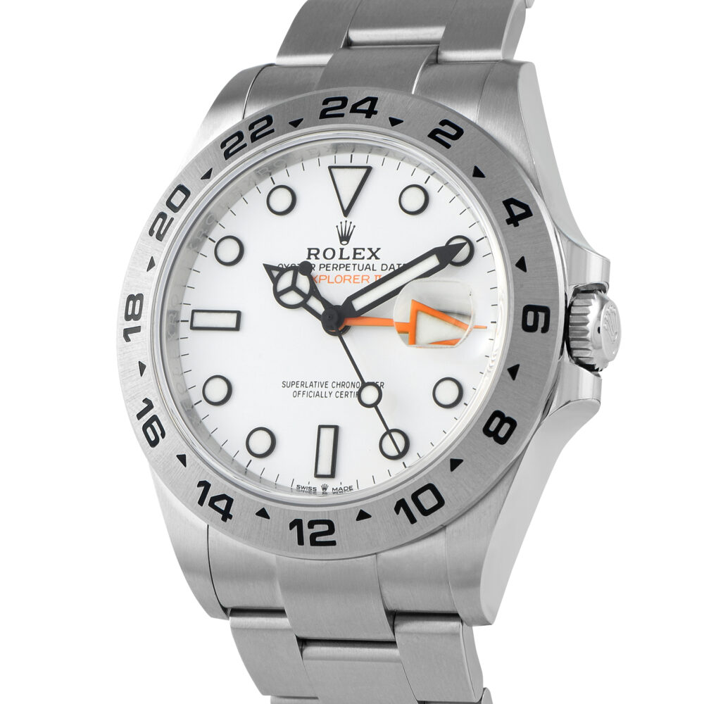 Rolex Explorer II White Dial Steel Oyster Watch 226570 - 42 mm - White ...