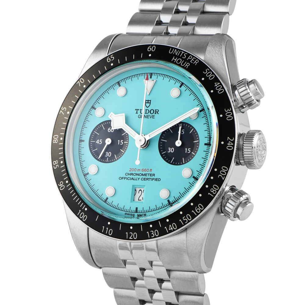 Tudor Black Bay Chrono Turquoise Dial Watch 79360N-024 - 41 mm ...