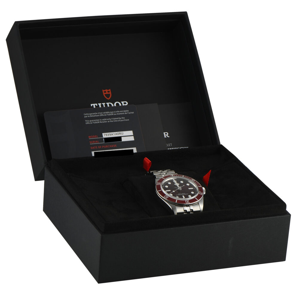 Tudor Black Bay 58 Burgundy Dial Steel Watch 7939A1A0RU - 39 mm ...