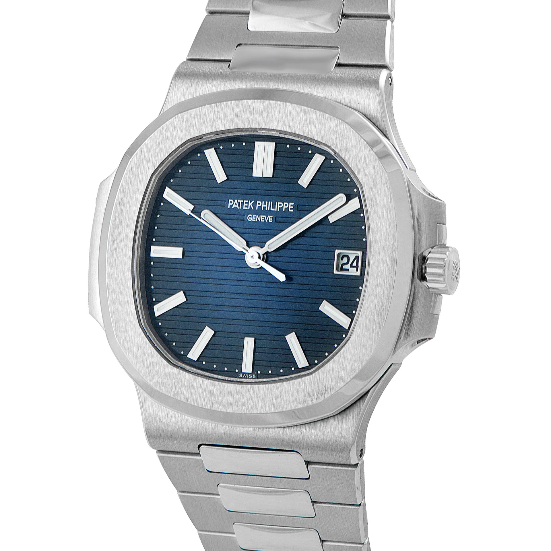Patek Philippe Nautilus Blue Dial White Gold Watch 5811/1g-001 - 41 mm ...