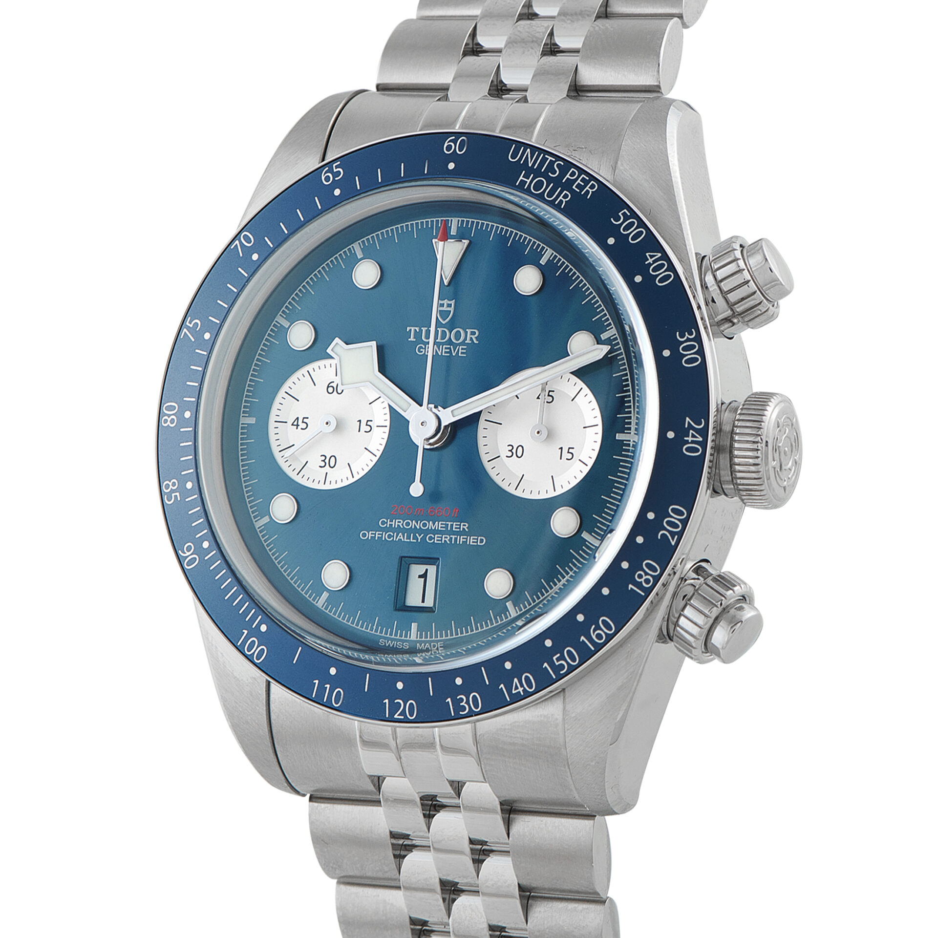 Tudor Black Bay Chrono Blue Dial Steel Watch 79360B - 41 mm - Blue - 2025