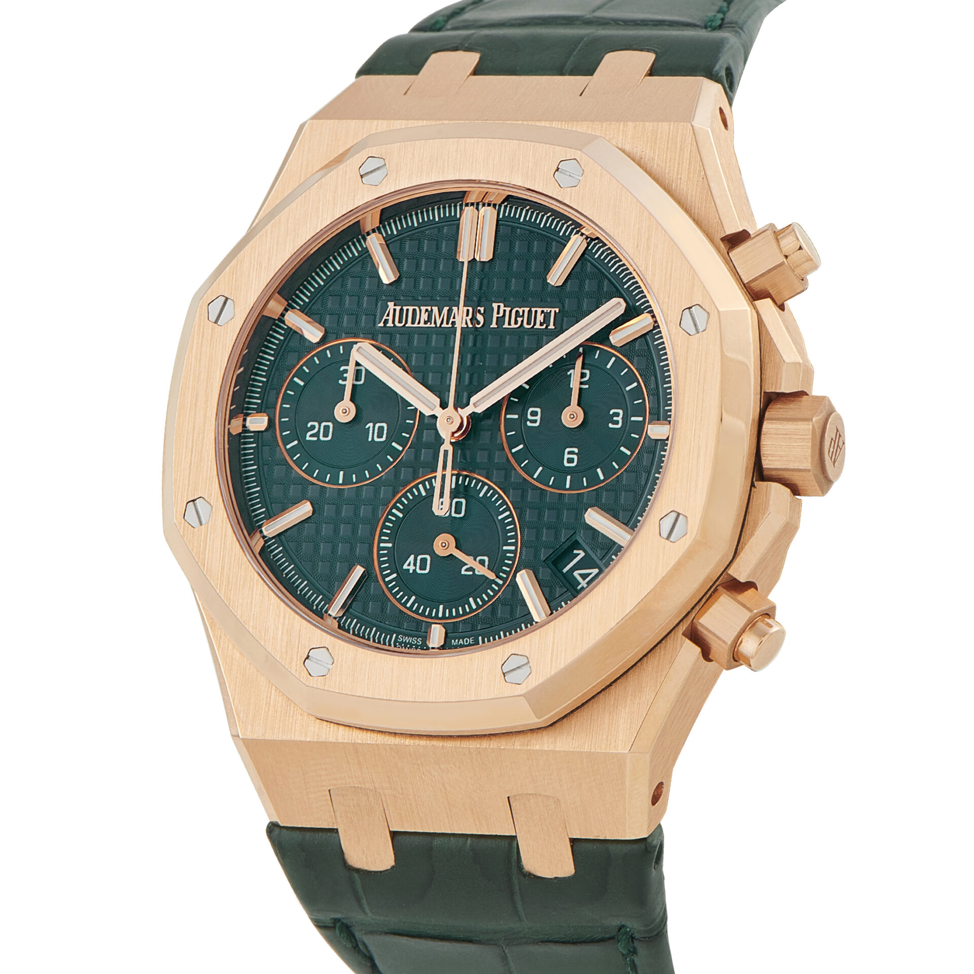 Audemars Piguet Royal Oak Chronograph 18k Rose Gold Watch 26240OR - 41 ...